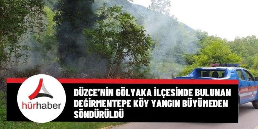 Düzce’nin Gölyaka ilçesinde Yangın büyümeden söndürüldü haberi Düzce’nin Gölyaka ilçesinde Yangın büyümeden söndürüldü haberi